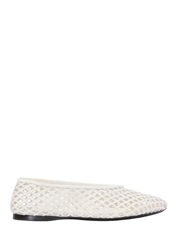 Proenza Schouler Perforated Ballerina Shoes - White