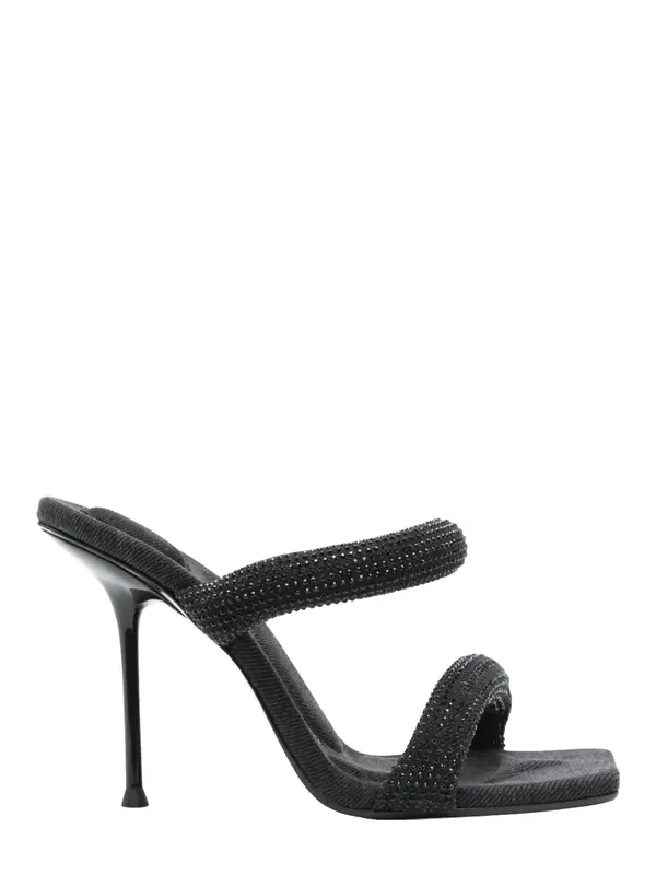 Alexander Wang 105mm Julie Tubular Sandals - Black