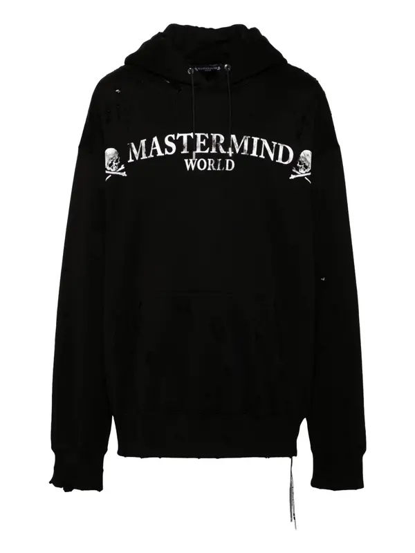 MASTERMIND WORLD Logo-print Hoodie - Black