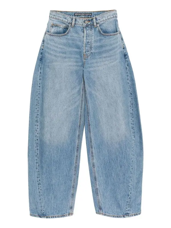 Alexander Wang Rhinestone Embellished Jeans - Blue