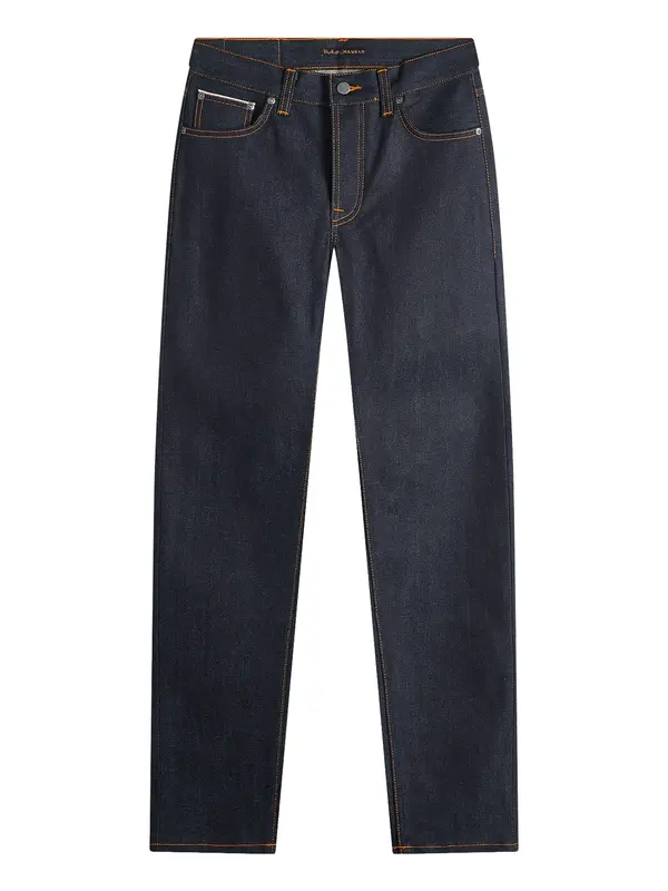 Nudie Jeans Solid Ollie Jeans - Dry Japan Selvage