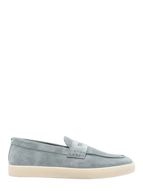 Canali Suede Loafers - Blue