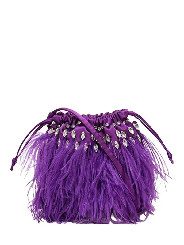 TWENTY FOURHAITCH Estelle Shoulder Bag - Purple