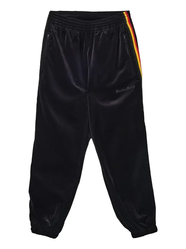 WACKO MARIA Velveteen Track Pants - Black