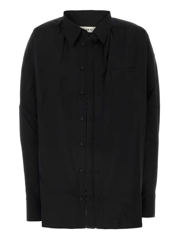 Y/project Poplin Shirt - Black