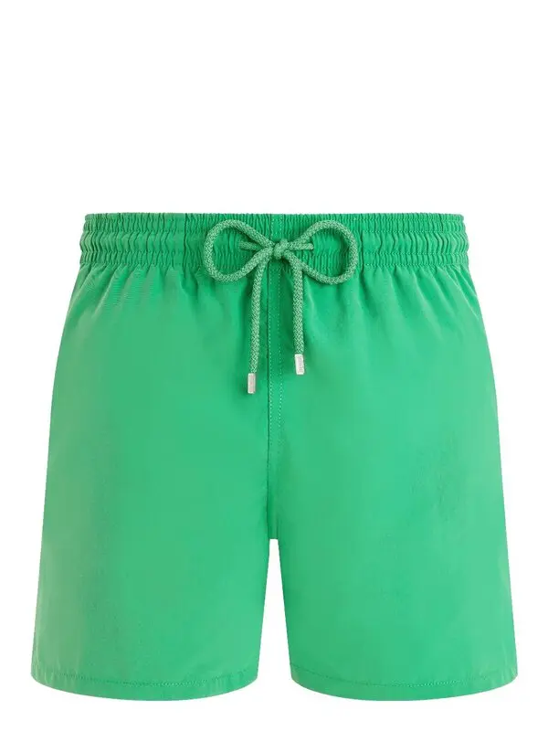 Vilebrequin Logo Patch Swim Shorts - Green