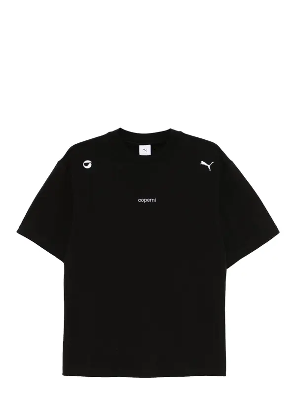 Coperni X Puma Logo-embroidered T-shirt - Black