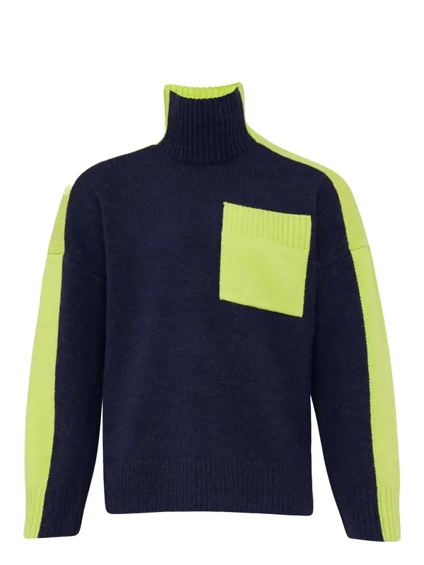 JW Anderson Two-tone Jumper - Blue