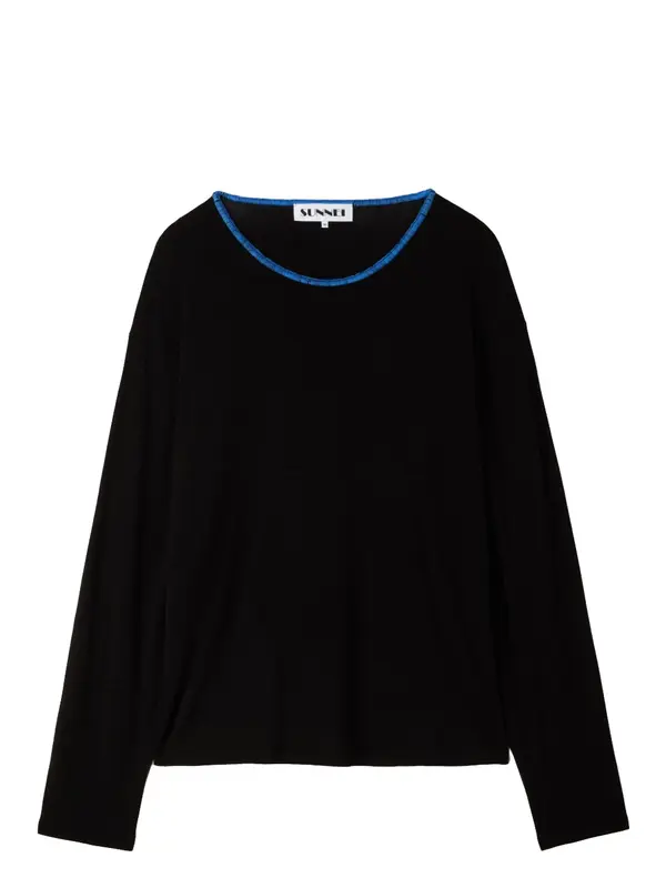 Sunnei Long-sleeve Sweater - Black