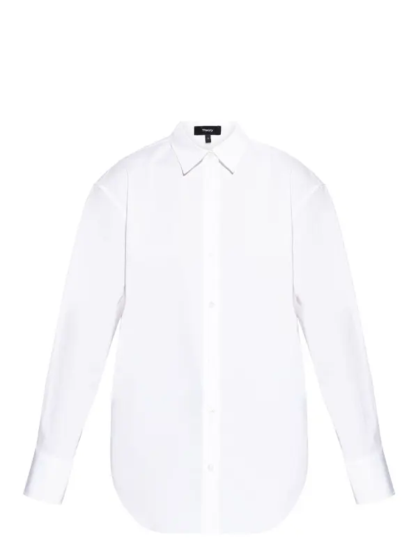 Theory Boyfriend Shirt - White
