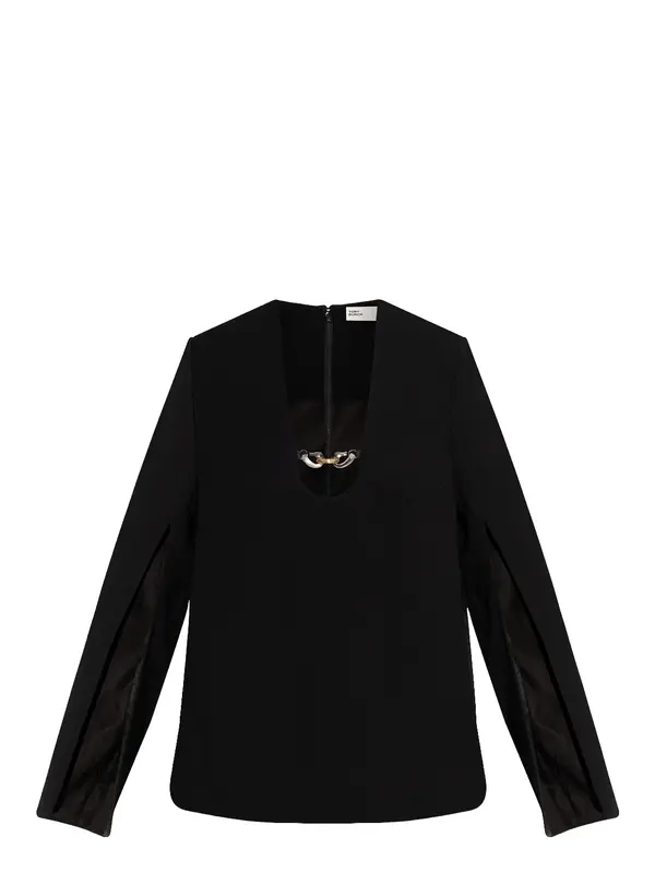 Tory Burch Crepe Tunic - Black