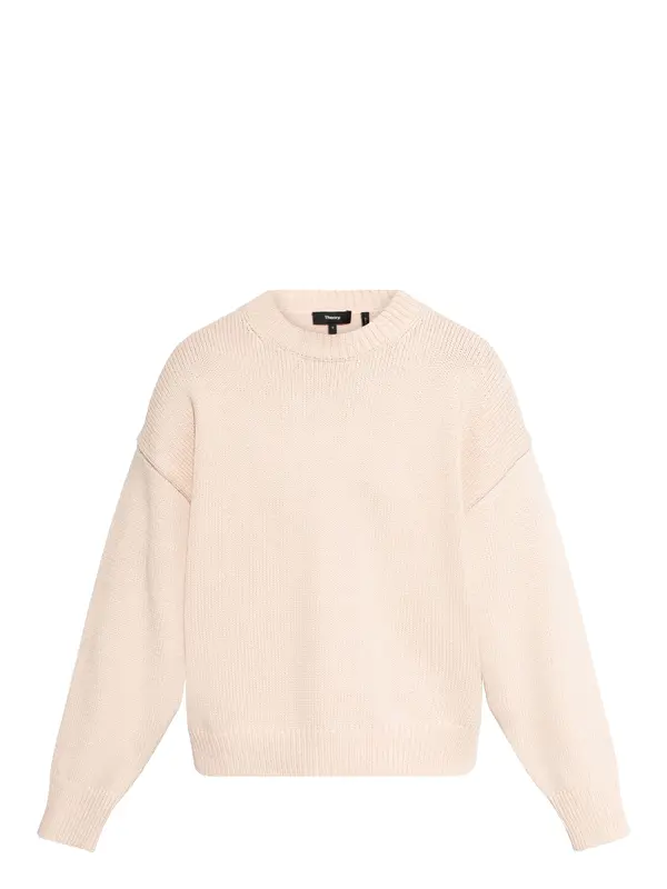 Theory Crew Neck Jumper - Pink