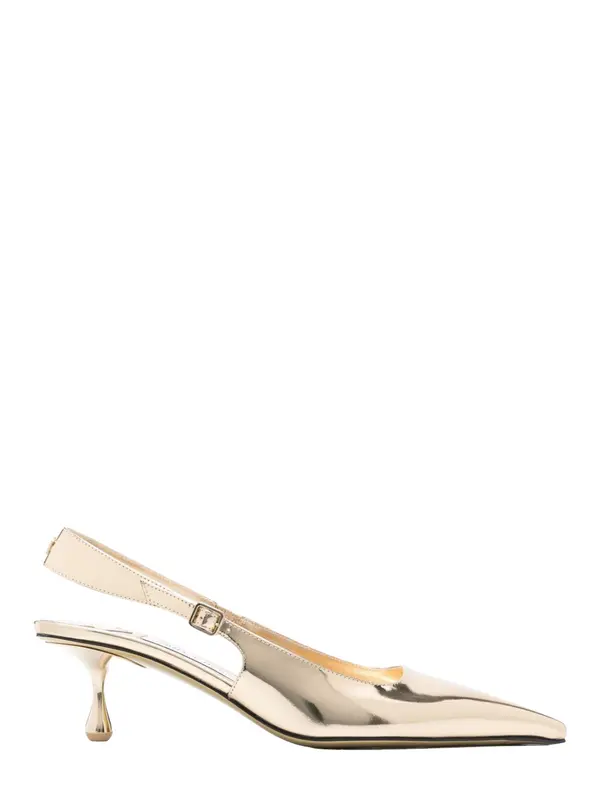 JIMMY CHOO 50mm Amel Pumps - Gold