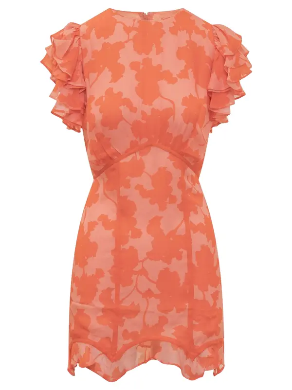 DE LA VALI Floral-print Dress - Pink