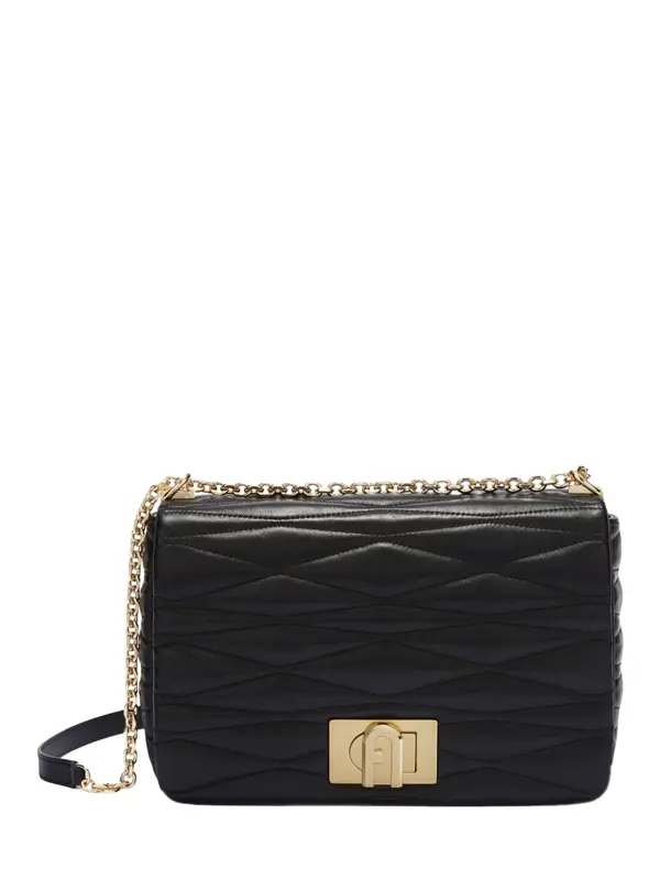 Furla Quilted Crossbody Bag - Black