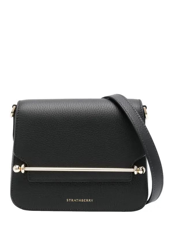 Strathberry Mini Ace Crossbody Bag - Black