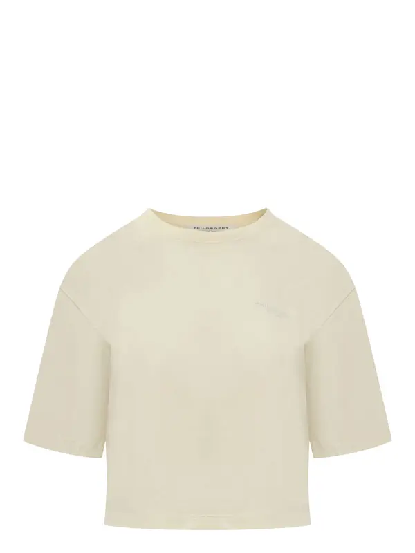 Philosophy Di Lorenzo Serafini Logo-print T-shirt - Neutrals
