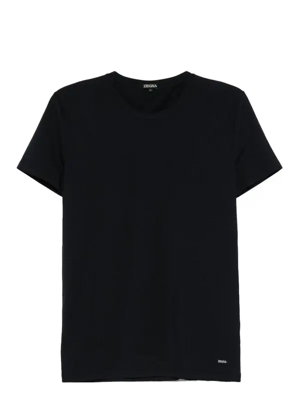 Zegna Round-neck T-shirt - Blue