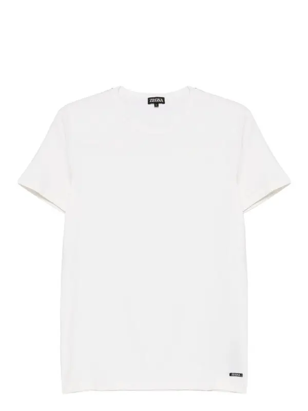Zegna Round-neck T-shirt - Neutrals