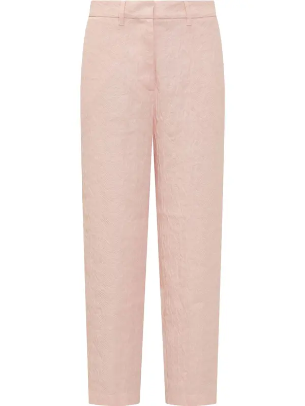 FORTE_FORTE Jacquard Trousers - Pink