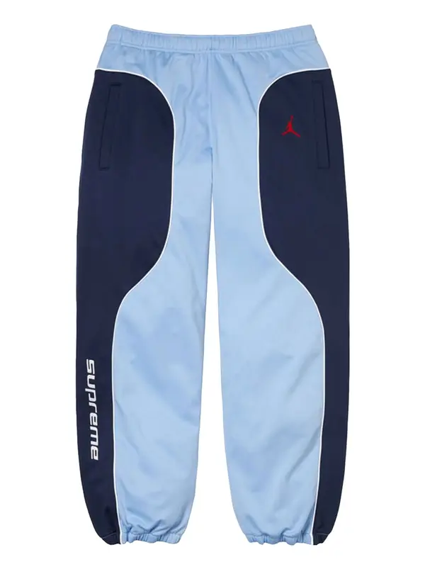 Supreme X Jordan Tricot Track Pants - Blue