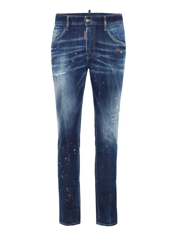 Dsquared2 Stretch-cotton Skinny Jeans - Blue