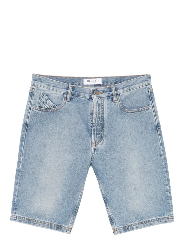 Attico Denim Shorts - Blue