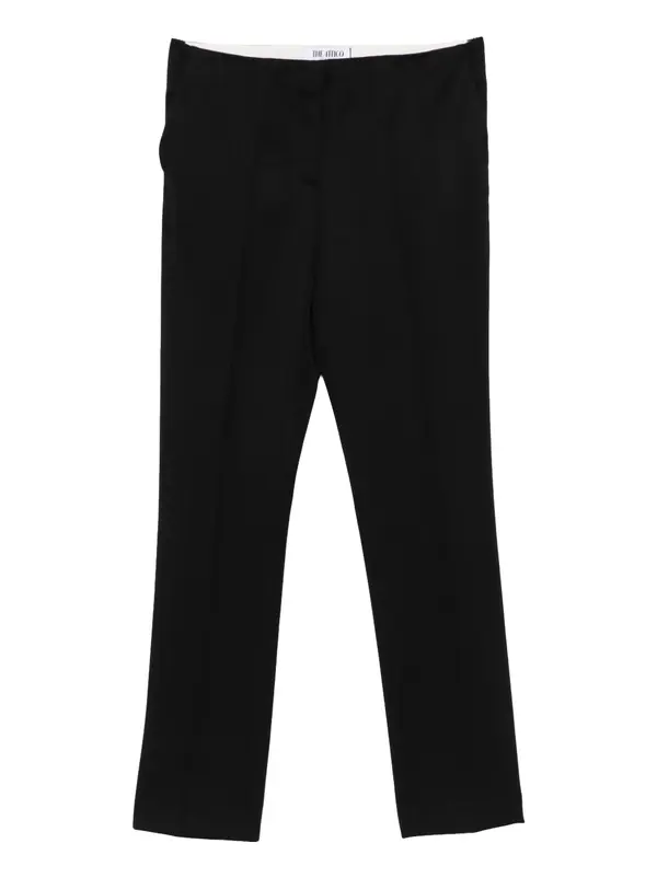 Attico Virgin Wool Trousers - Black