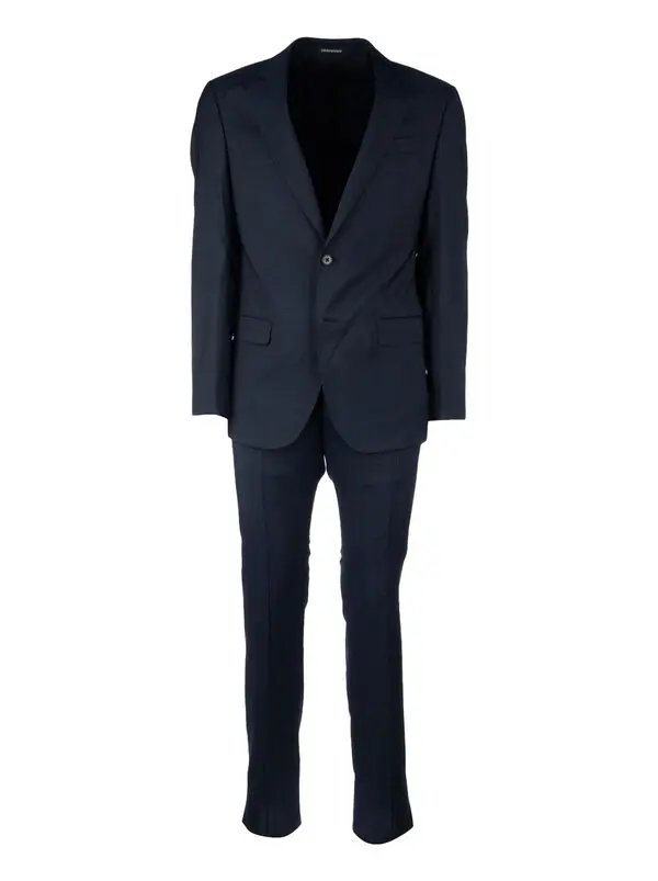 Emporio Armani Wool Suit - Blue