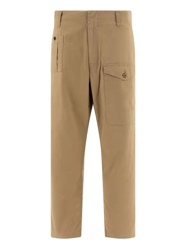 HUMAN MADE Straight Trousers - Neutrals