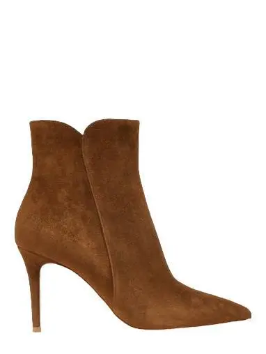 GIANVITO ROSSI Levy 85 Booties - Brown
