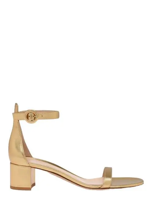 GIANVITO ROSSI Gaeta 45 Sandals - Gold