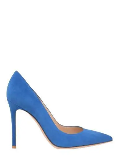 GIANVITO ROSSI 105 Pumps - Blue Suede