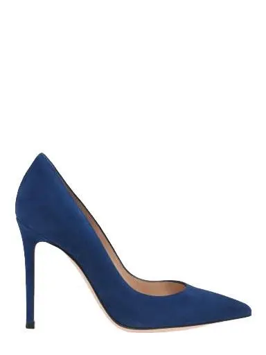 GIANVITO ROSSI 105 Pumps - Navy Suede Leather