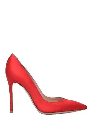 GIANVITO ROSSI 105 Pumps - Red Textile