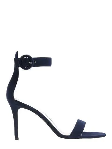 GIANVITO ROSSI Portofino 85 Sandal - Blue Leather