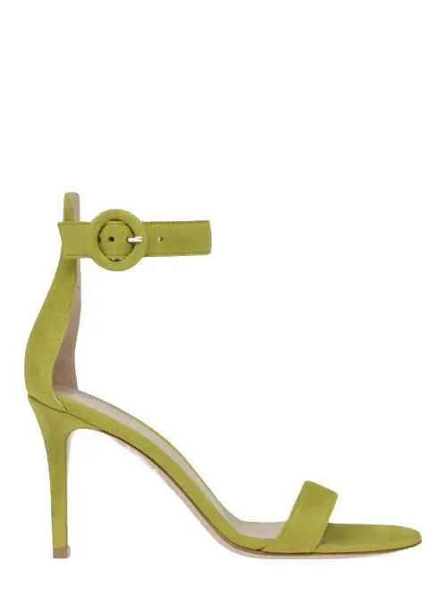 GIANVITO ROSSI Portofino 85 Sandal - Green