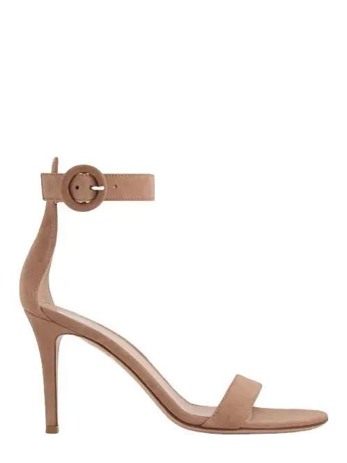 GIANVITO ROSSI Portofino 85 Buckle Sandals - Pink