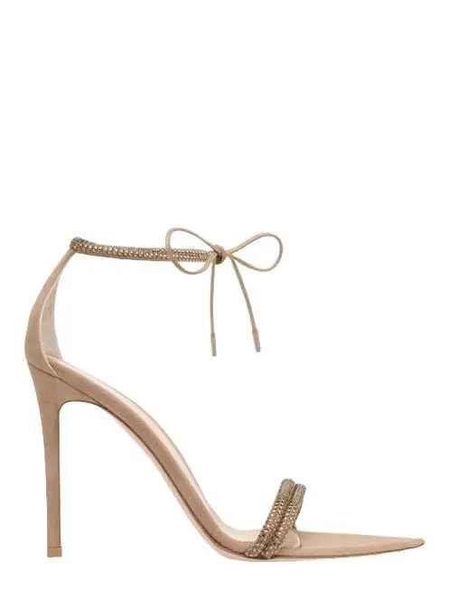 GIANVITO ROSSI Montecarlo Tie Sandals - Pink