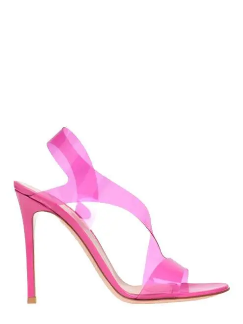 GIANVITO ROSSI Metropolis Open Toe Sandals - Pink