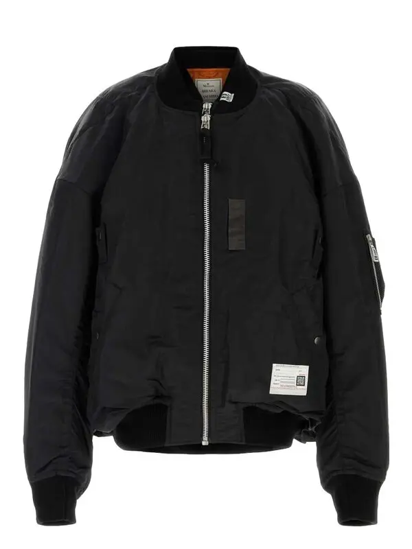Mihara Yasuhiro Nylon Bomber Jacket - Black
