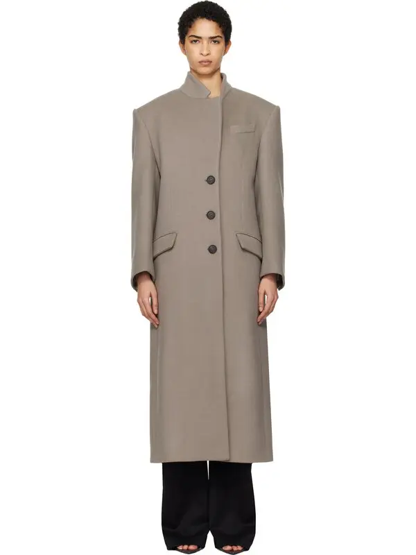 Attico - The Attico Long Melton Coat