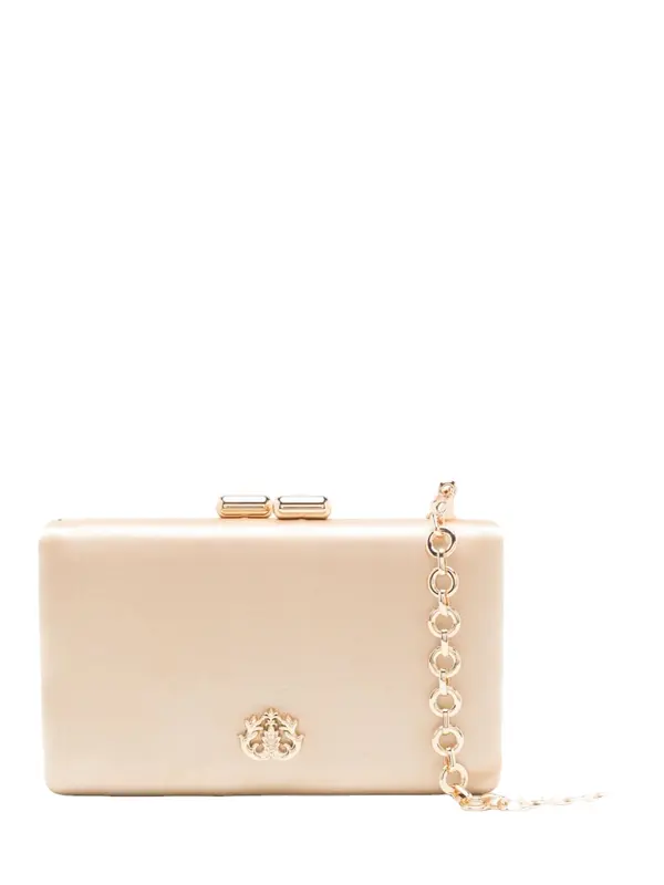 ISLA Eva Logo-plaque Clutch - Neutrals