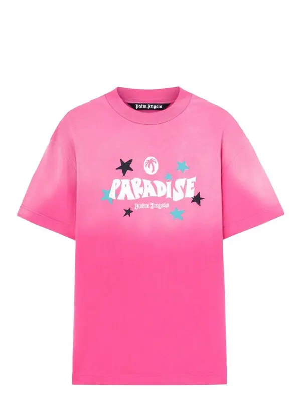 Palm Angels Paradise Palm T-shirt - Pink