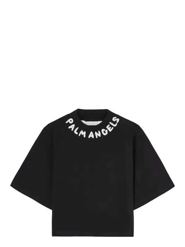 Palm Angels Seasonal Logo T-shirt - Black