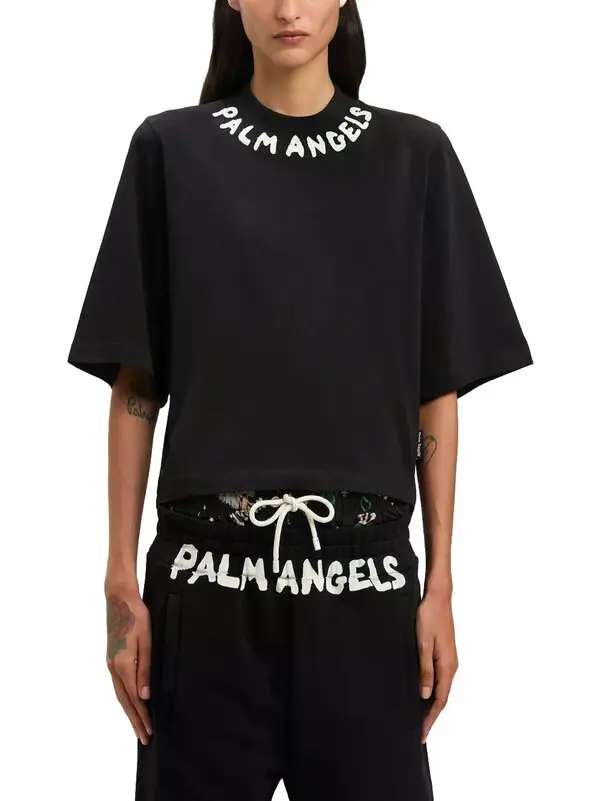 Palm Angels Seasonal Logo T-shirt - Black