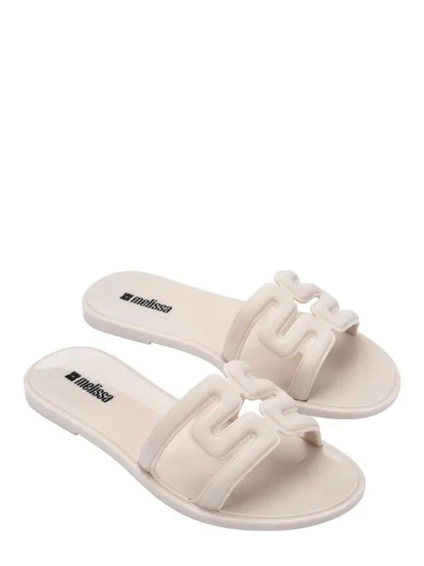 Melissa M Slide Sandal - Light Beige