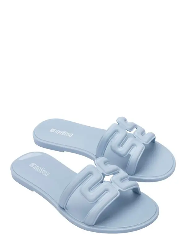 Melissa M Slide Sandal - Light Blue