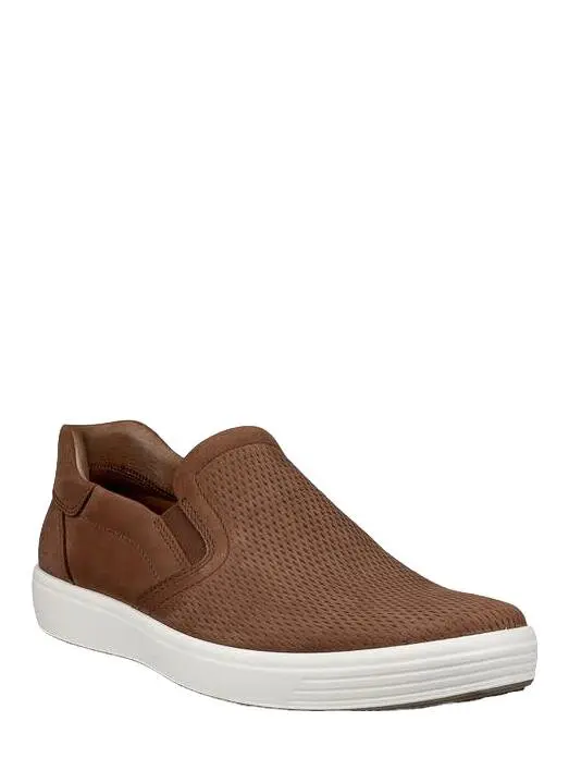 Ecco Soft 7 Slip-on Sneaker - Cocoa Brown