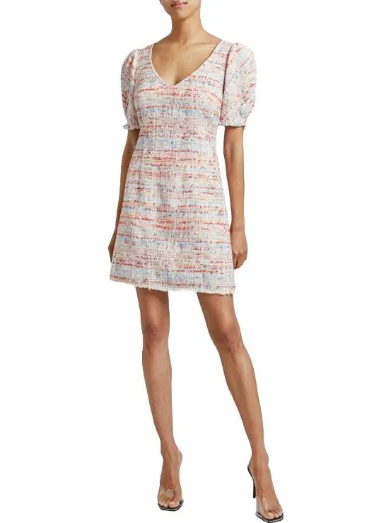 Santorelli Bianca Tweed Shift Dress - Shell